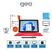 Geo GeoPad 110 2-in-1 Laptop/Tablet, 10.1 Inch IPS Touchscreen, Intel ...