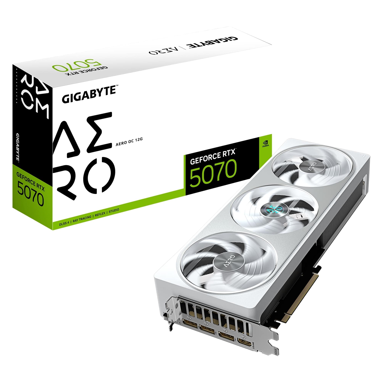 Gigabyte NVIDIA GeForce RTX 5070 AERO OC 12G Graphics Card, 12GB GDDR7 ...